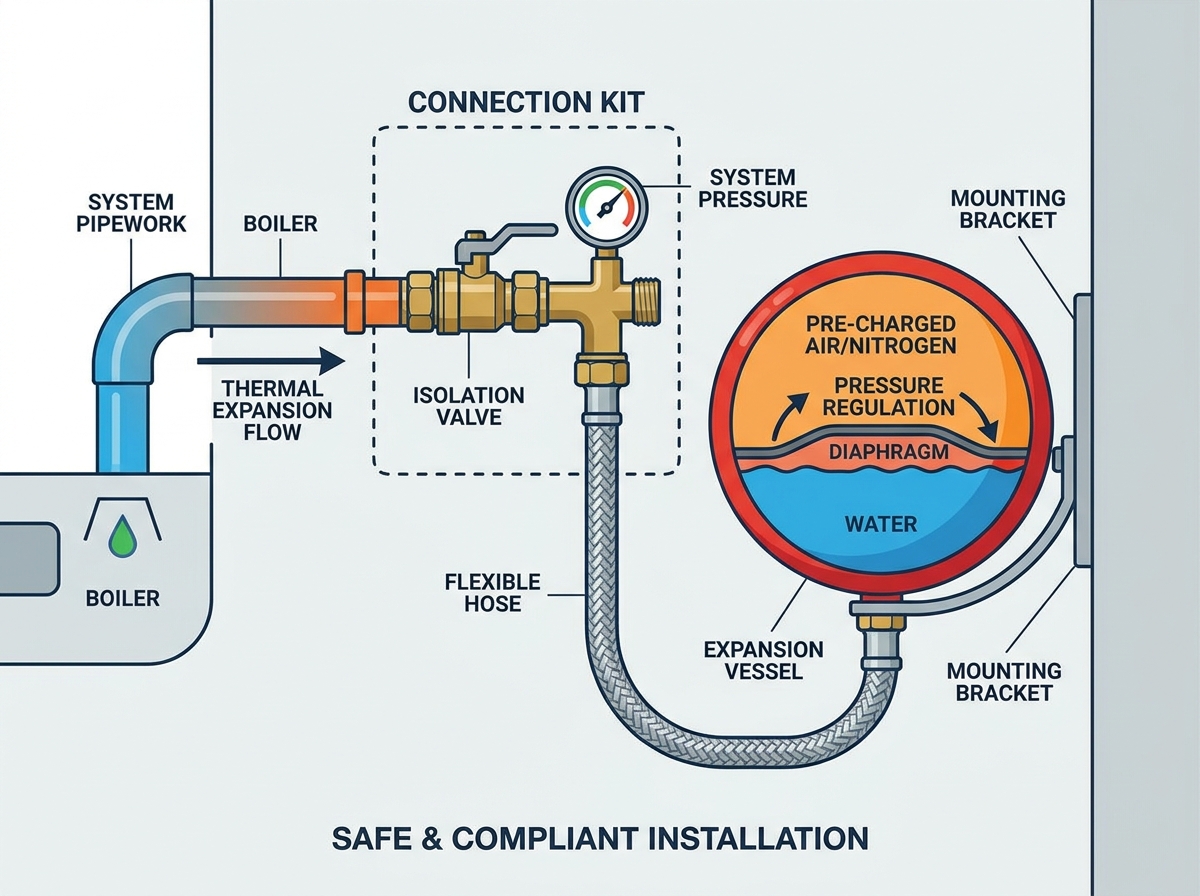 What Is an Expansion Vessel Connection Kit and How Does It Work?